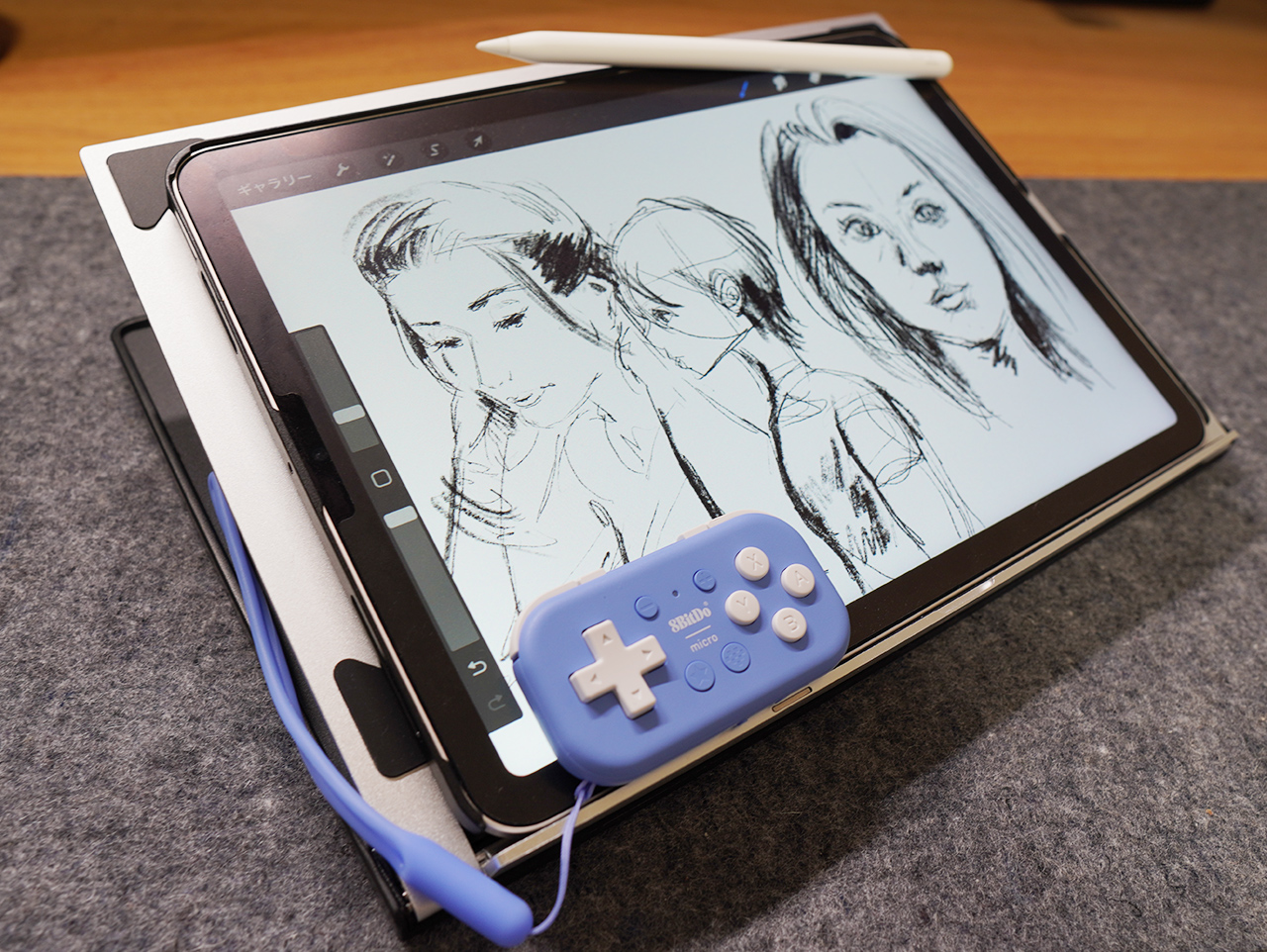 8Bitdo Microレビュー｜iPadの左手デバイスとして最高【Procreate・クリスタでのイラスト・お絵描きが快適】 - ZRデザインラボ